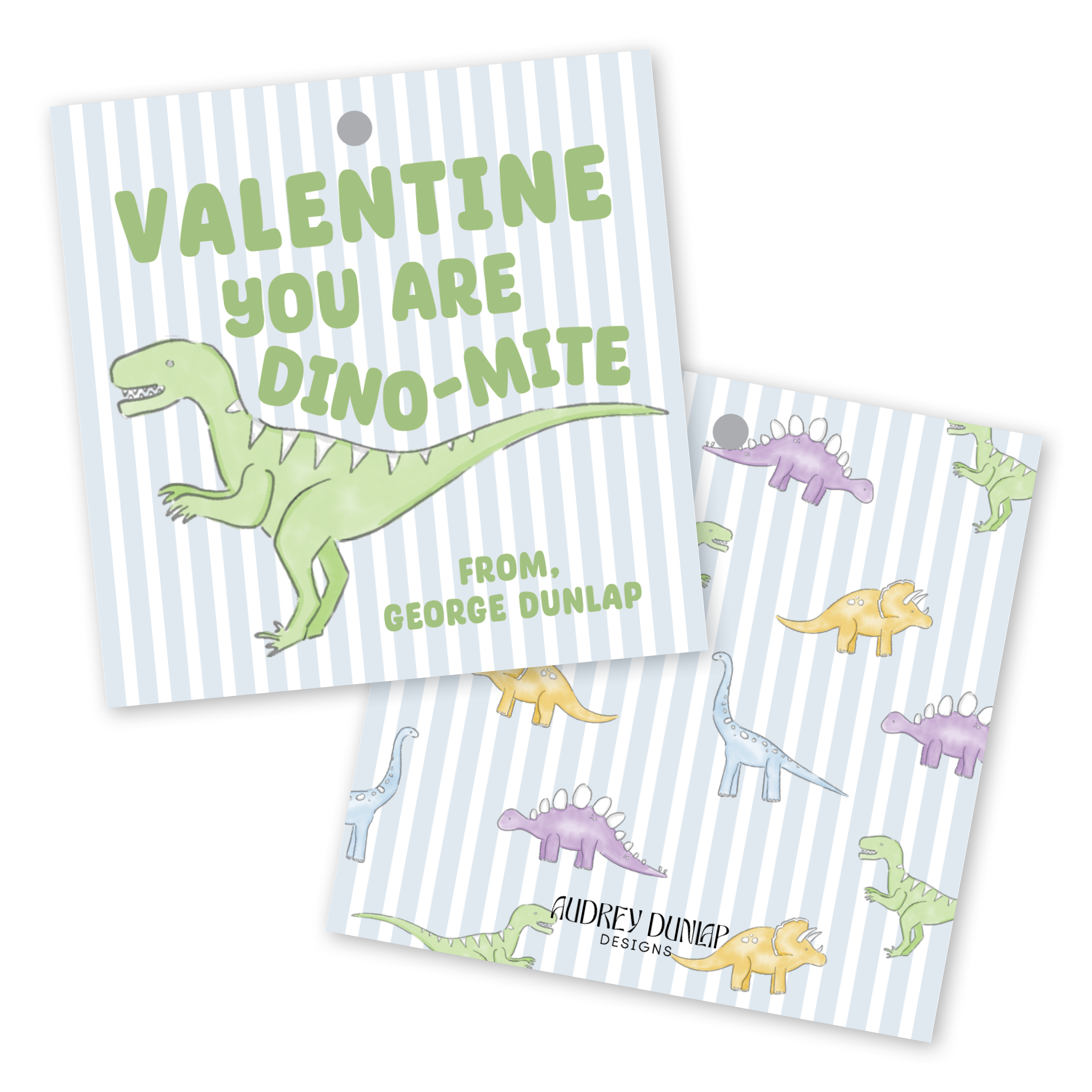 Dino-Mite Valentines – Audrey Dunlap Designs